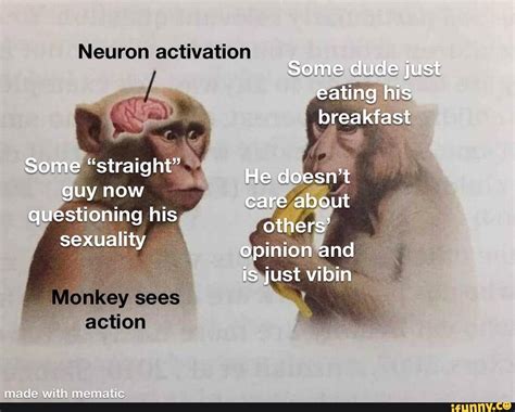 Neuron Activation Some Straight Guy Now Questioning His Sexuality Monkey Sees Action Some Dude