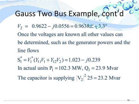 Newton Raphson Method For Load Flow Analysis Ppt Physics Science