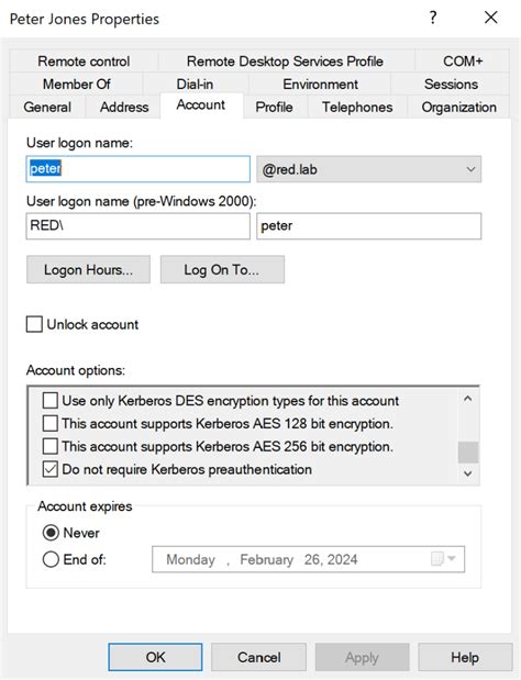 As Rep Roasting Penetration Testing Lab
