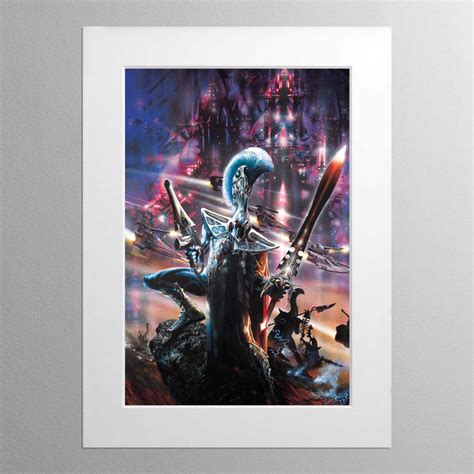 Third Edition Eldar Codex Cover Art Print Warhammer 40k Collectible Warhammer Art