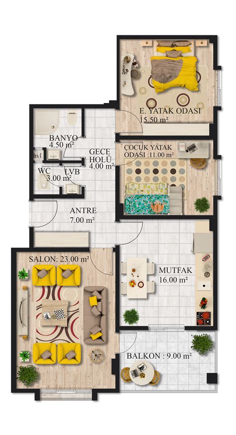 Detailed Floor Plan D Floor Plan On Behance
