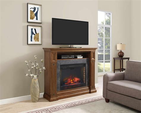 Alden 54in Aged Ash Electric Fireplace Whalen Furniture