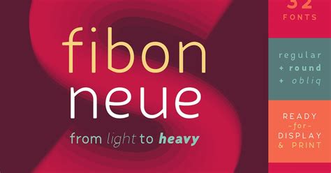 Fibon Neue Round Extra Bold Round Font Xfonts Pro