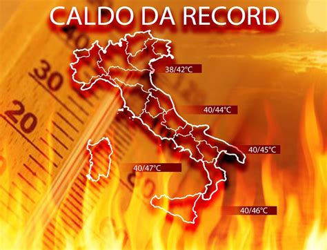 Meteo Ondata Di Calore Estrema Con Temperature Record Nei Prossimi