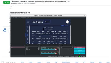 OBS Interface Cannot Fit On One Screen Due To Incorrect Display Monitor