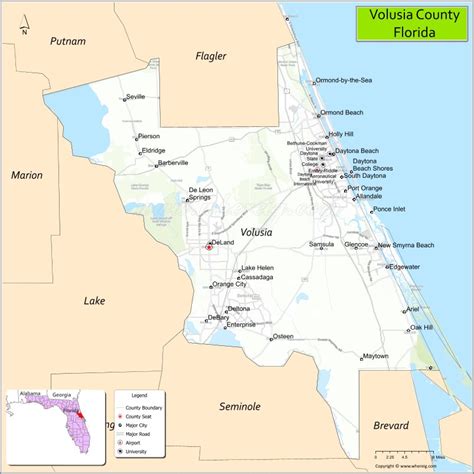 Town Map Volusia