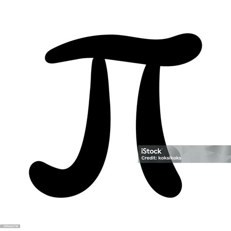 Handwritten Symbol Pi Number Pi Mathematical Constant Stock Illustration Download Image Now