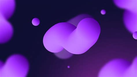 Dark Purple Gradient Glassmorphism Background