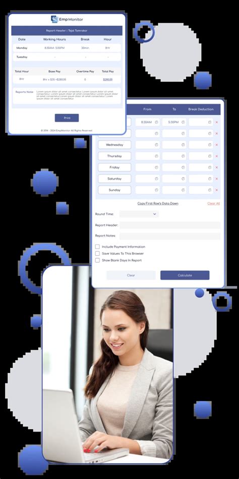 Time Card Calculator Easily Calculate Work Hours Empmonitor