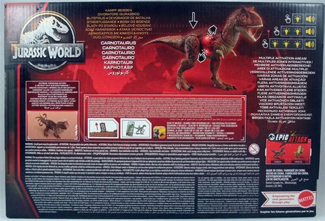 Jurassic World Mattel Battle Chompin Carnotaurus