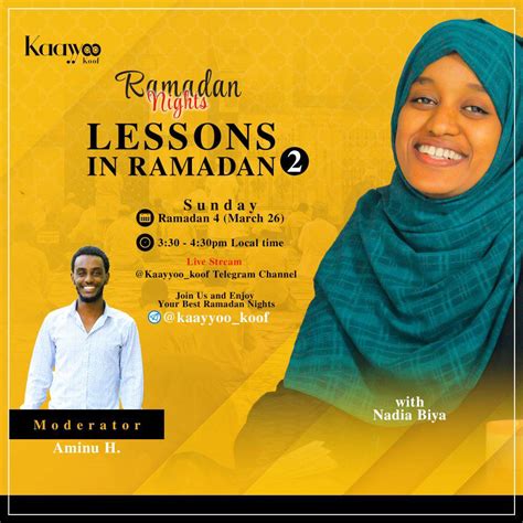 Kayo 1 T Me Kaayyoo Koof Ramadan Nights Lessons