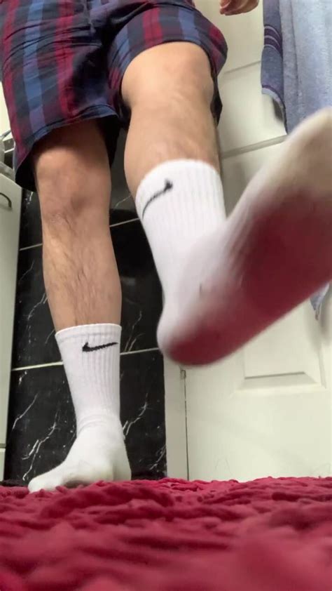 Worship My White Nike Socks And Feet ThisVid Com