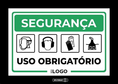 Señales De Equipo De Protección Personal Obligatorio Vector Premium