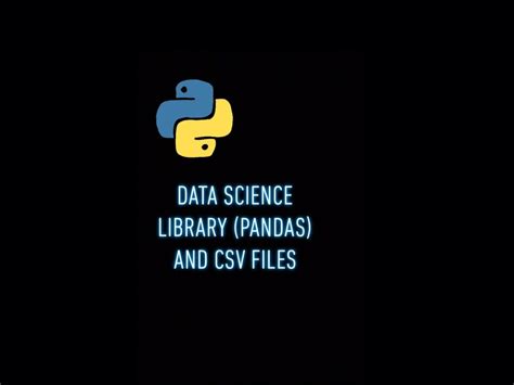 Noor Fatima Mansoor On Linkedin Working With Pandas Library And Csv Files