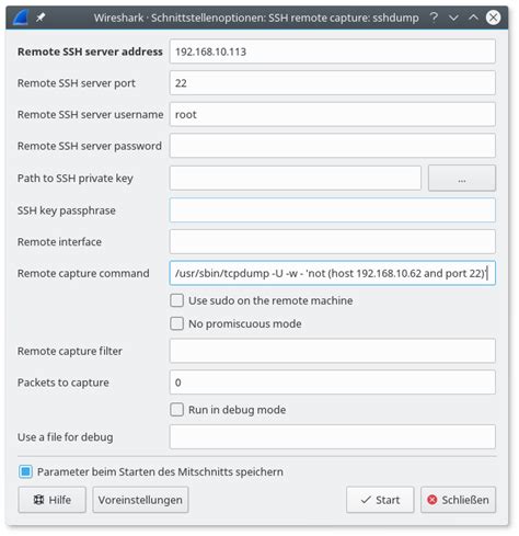 Ssh Remote Capture Mit Wireshark Antiblau Blog