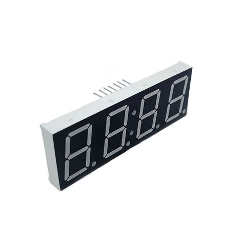 white color 0 8 inch 4 digits 7 segment led smd display digital led