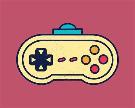 Premium Vector Joypad Vector Flat Color Icon Game Joystick Vector