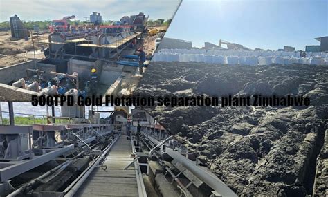 500tpd Gold Flotation Separation Plant Zimbabwe Dasen Mining