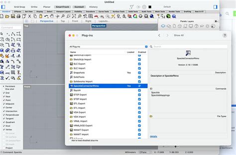 Issue Loading Speckle On Rhino 7 Mac Help Speckle Community