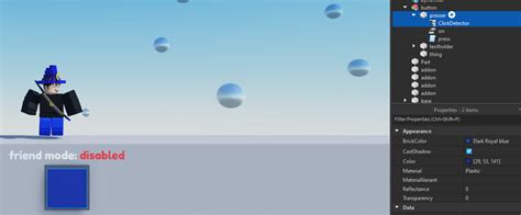 ClickDetector Is Erroneously Offset From Its Parent Part Building Support Developer Forum