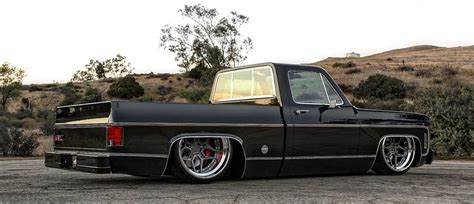 Slammed Chevrolet C10 Feels Ready For Murdered Out Action Albeit Only
