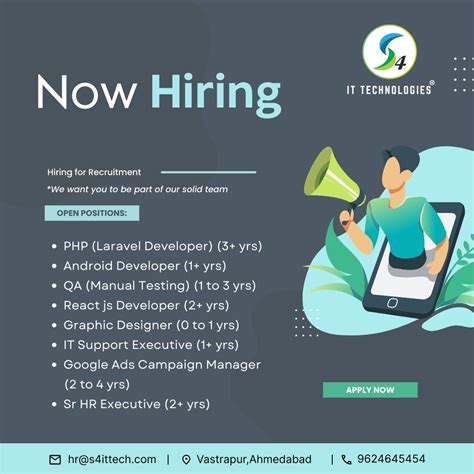 S4 It Technologies On Linkedin Oppertunities Interested Location Hiringimmediately Hiring