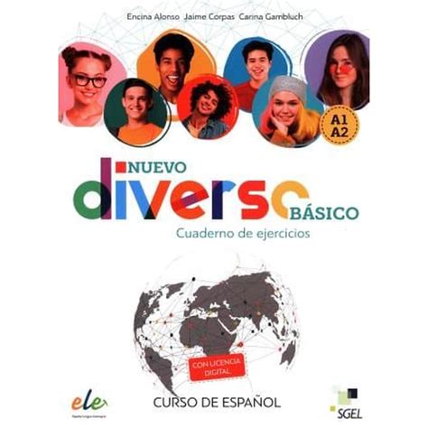 Nuevo Diverso Cuaderno De Ejercicios Licencia Digital A1 A2 In