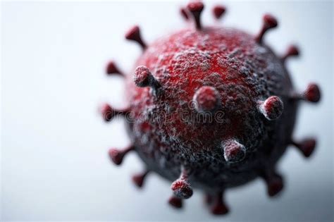 Virus Structure Under Microscopic Inspection Generative Ai Stock Illustration Illustration Of