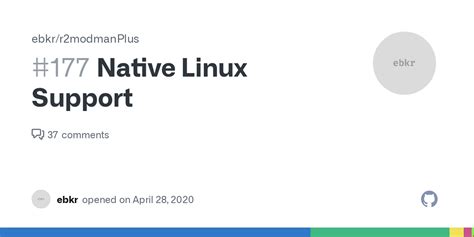 Native Linux Support Issue Ebkr R ModmanPlus GitHub