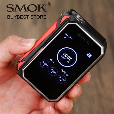 Original SMOK G PRIV W Touch Screen Box MOD GPriv Vape Mod For Smok TFV Big Baby Tank