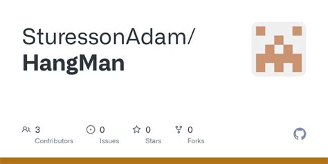 GitHub SturessonAdam HangMan