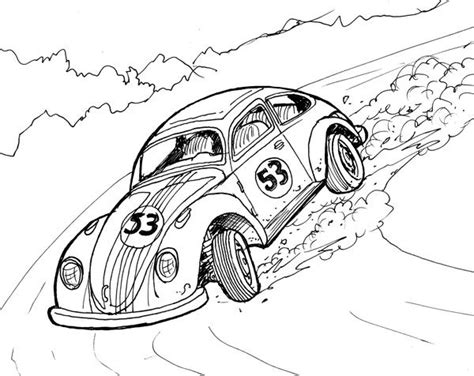 Herbie Fully Loaded Coloring Page Coloring Pages
