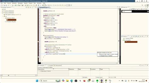 Tugas 3 Algoritma And Pemrograman Program Java If And Array Youtube