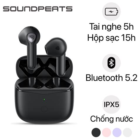 So sánh Tai nghe Bluetooth True Wireless SoundPEATS Air 3 và Tai nghe ...
