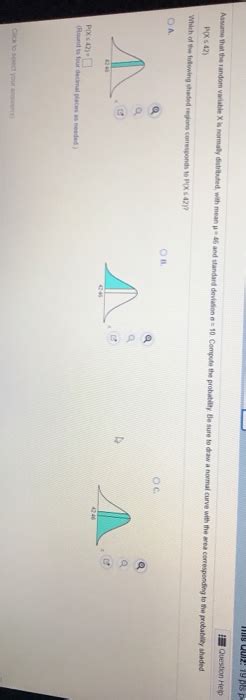 Solved Uz Iy Pes Pe Question Help Assume That The Random