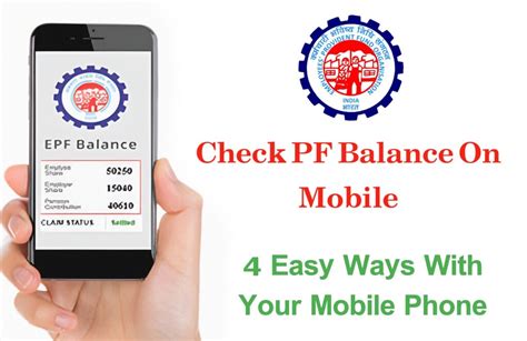 How To Check PF Balance Online With Your Mobile Easy Ways