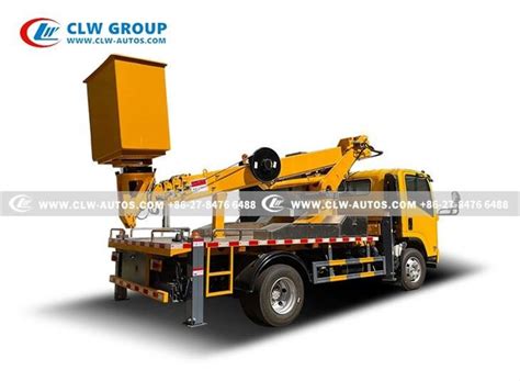 China Isuzu 16 Meters Telescopic Aerial Platform Truck Manufacturers