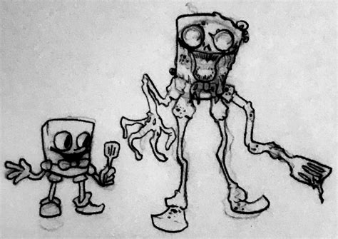 I Drew Voxbuns Faker Spongebob But I Made The Black Sun Design Even More Terrifying R