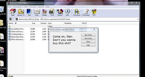 Containing My Crazy WinRAR Is Stupid