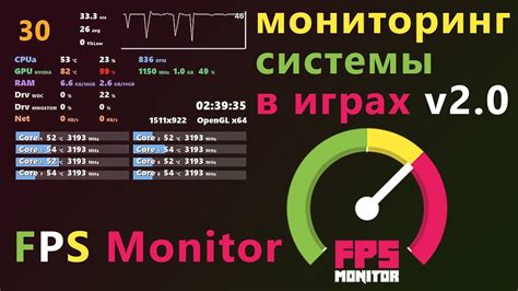 Как мониторить температуры и нагрузки в играх Fps Monitor Youtube