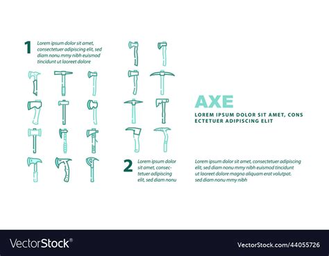Axe Hatchet Wood Blade Tool Landing Header Vector Image Axe Hatchet Wood Blade Tool Landing Header Vector Image