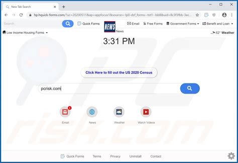 Quick Forms Browser Hijacker Simple Removal Instructions Search Engine Fix Updated