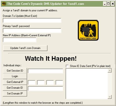 Delphi Demo DynDNS Through Your WebHosts CPanel E G And The Code Cave