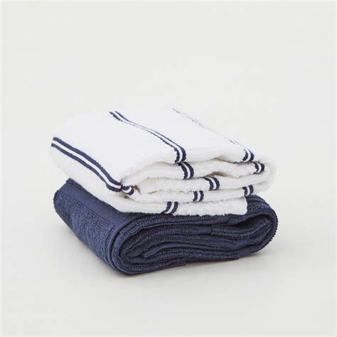 Oxford Cotton Tea Towel 2pk Pillow Talk