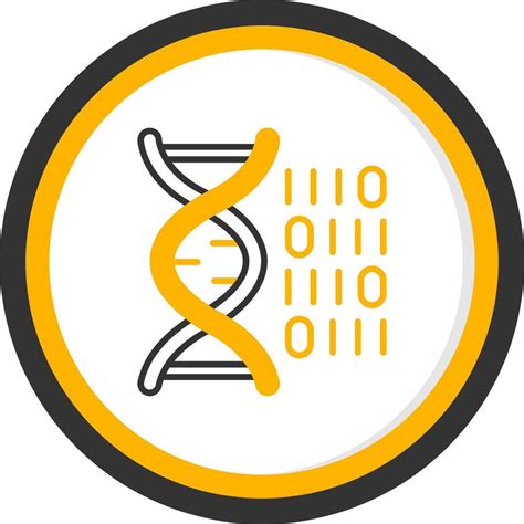 Genetic Code Structure Line Two Color Circle 71660609 Vector Art At Vecteezy