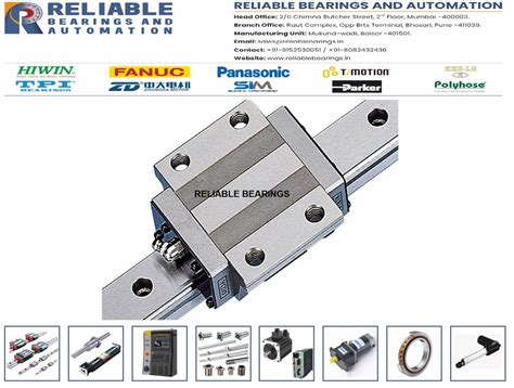 Standard Bearing Steel Hiwin Linear Guide And Rail HGH Series For Machine Tools At 900 Piece
