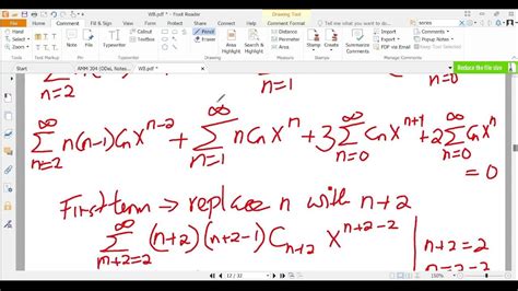 Series Solution Of Ordinary Differential Equations Youtube