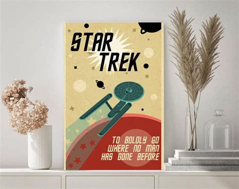 Star Trek Canvas Spock Poster Hip Hop Wall Hanging Music Canvas