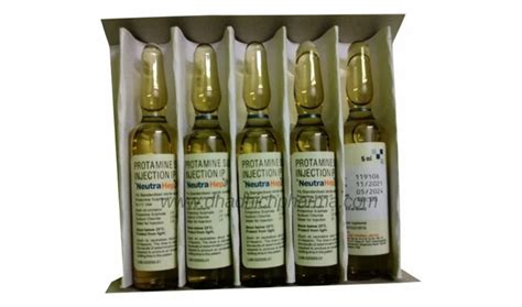 Protamine Injection Ip 5x5x5 Ml Vials At ₹ 70piece In Nagpur Id