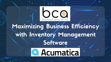Maximize Efficiency Inventory Management Software
